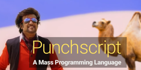 Punchscript Language by Arun Ravindran
